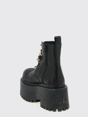 Balenciaga Strike Platform Ankle Boots With Charms