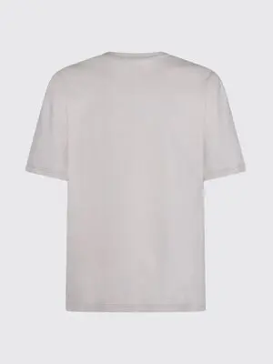 LEMAIRE Cotton And Linen T-shirt - Pearl