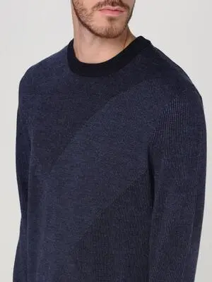 BOSS Pullover Jumper With Geometric Pattern