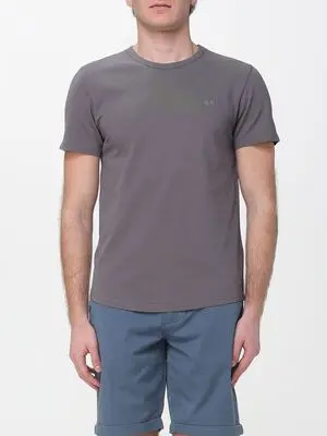 SUN 68 Basic Cotton T-shirt - Ink