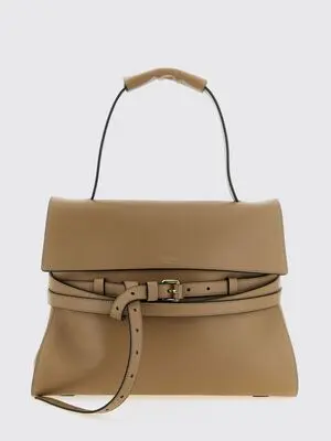 Moschino Tie Me Nappa Leather Bag - Beige