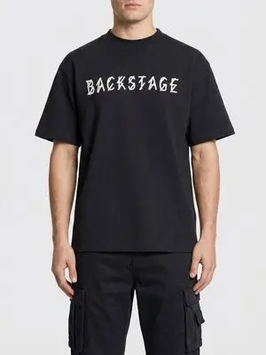 44 LABEL GROUP Maxi Logo Cotton T-shirt - Black 1