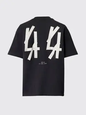 44 LABEL GROUP Maxi Logo Cotton T-shirt - Black 1