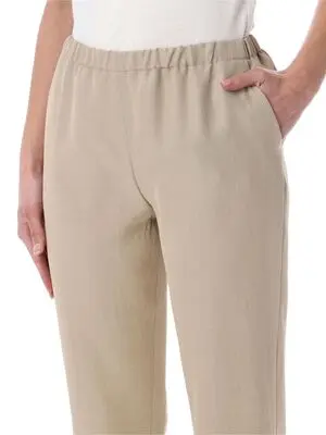 Loulou De Saison Lou Lou Studio Virgin Wool Blend Trousers - Beige