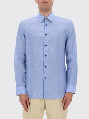 Paul Smith Classic Linen Shirt - Blue