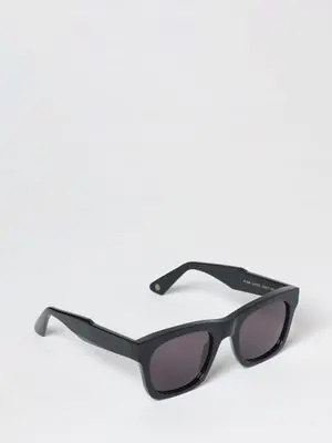 OPHY X BORSALINO Alain Rectangular Acetate Sunglasses - Black