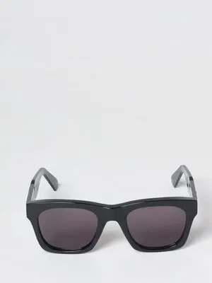 OPHY X BORSALINO Alain Rectangular Acetate Sunglasses - Black