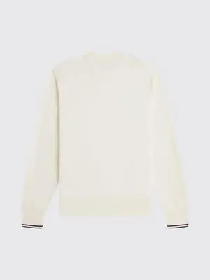 Fred Perry Cotton Crew-neck Sweatshirt With Logo