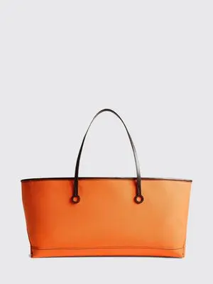 JW Anderson Anchor Monogram Canvas Shoulder Bag With Leather Handles