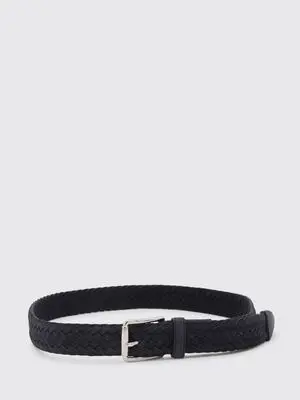 TOD'S Braided Suede Belt - Blue