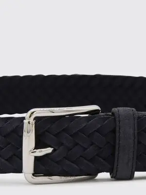 TOD'S Braided Suede Belt - Blue