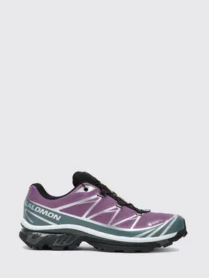 SALOMON Xt-6 Gore-tex® Technical Fabric Sneakers With Abstract Pattern And Notched Sole - Multicolor