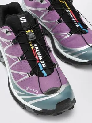 SALOMON Xt-6 Gore-tex® Technical Fabric Sneakers With Abstract Pattern And Notched Sole