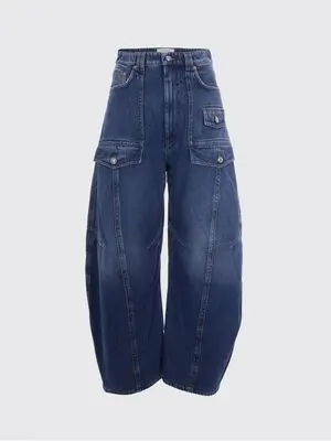 Sportmax Cotton Denim Baggy Jeans