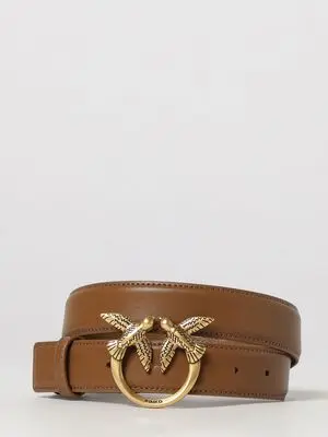 Pinko Belt With Bird Buckle - Cocoa