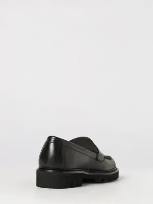 COLLEGIUM Classic Calf Leather Loafers With Serrated Sole