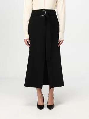 Liviana Conti Belted Midi Skirt
