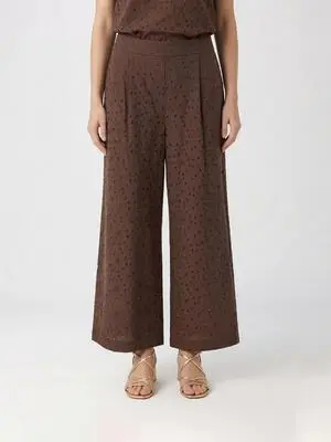TWINSET Sangallo Palazzo Trousers - Brown
