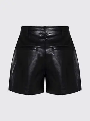 ANINE BING Leather High-waisted Shorts