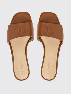 Ralph Lauren Everley Mule Sandals - Brown