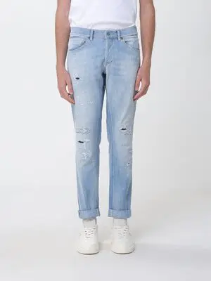 DONDUP Distressed Denim Slim Fit Jeans - Blue
