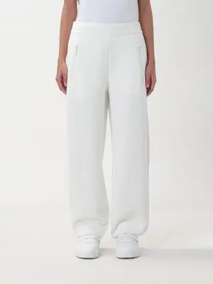 Emporio Armani Wide Leg Trousers - White