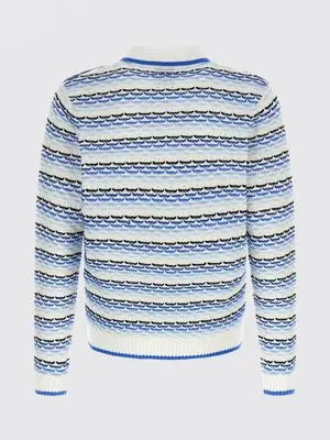 Casablanca Striped Cotton Polo Shirt