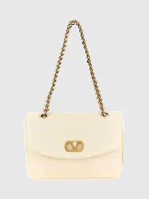 Valentino Garavani Djuna Nappa Leather Bag - Butter