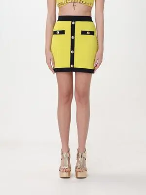 Elisabetta Franchi Button Detailed Mini Skirt