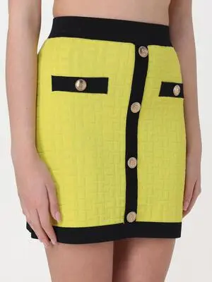 Elisabetta Franchi Button Detailed Mini Skirt