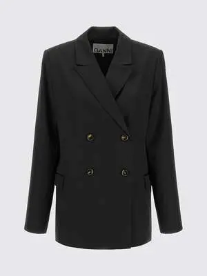 GANNI Double Breasted Blazer