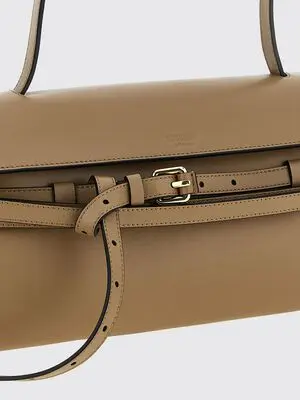 Moschino Tie Me Nappa Leather Bag - Beige
