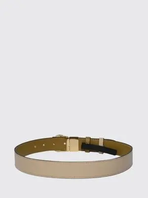 COCCINELLE C-me Reversible Hammered Leather Belt - Green