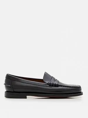 SEBAGO Classic Dan Brushed Leather Loafers - Black