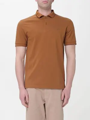 SUN 68 Cotton Polo Shirt - Brown