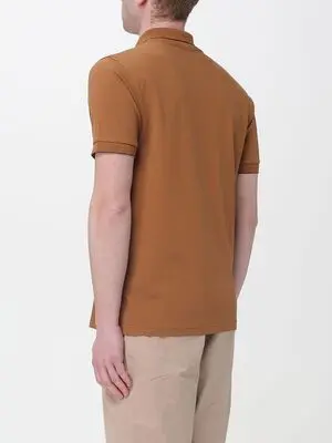 SUN 68 Cotton Polo Shirt - Brown