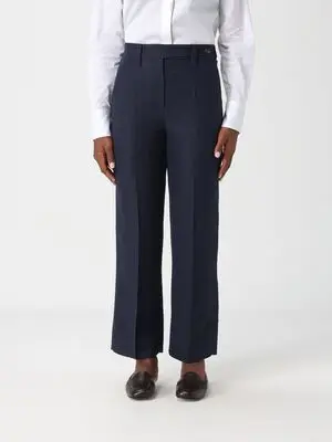 Brunello Cucinelli Cropped Stretch Cotton Trousers - Ocean