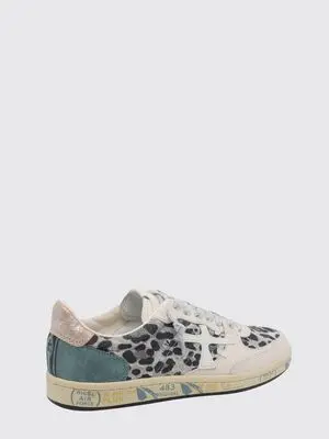Premiata Bskt Clad Leather Sneakers With Studs