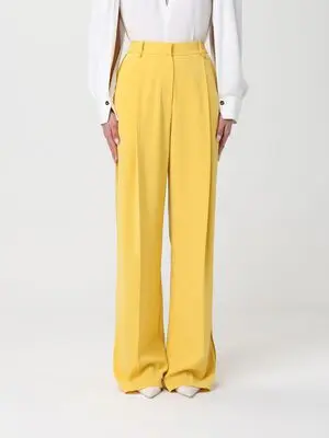 Elisabetta Franchi Crêpe Classic Trousers - Yellow