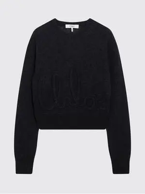 Chloé Wool And Silk Crewneck Pullover