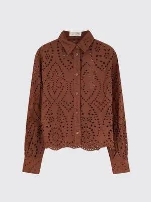 MC2 SAINT BARTH Long-sleeved Broderie Anglaise Cotton Shirt