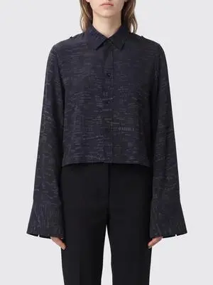 MAISON MARGIELA Basic Viscose Blend Shirt - Grey