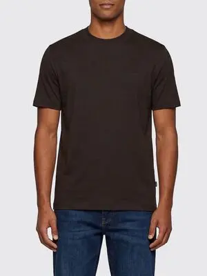 BOSS Basic Cotton T-shirt Brown
