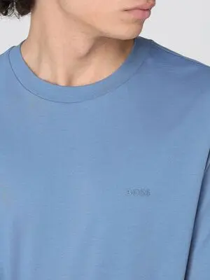 BOSS Basic Cotton T-shirt - Gnawed Blue