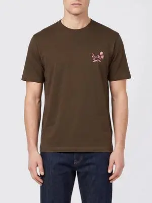 Paul Smith Cotton T-shirt With Logo - Brown