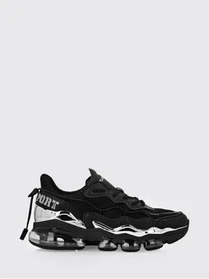 PLEIN SPORT Mesh And Leather Sneakers - Black