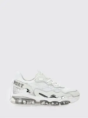 PLEIN SPORT Mesh And Leather Sneakers - White