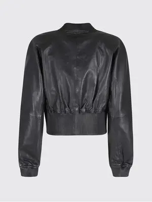 HERSKIND Lambskin Leather Bomber Jacket