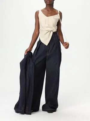 Sportmax V-neck Spaghetti Strap Top