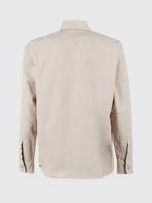 Aspesi Cotton And Linen Blend Shirt - Beige